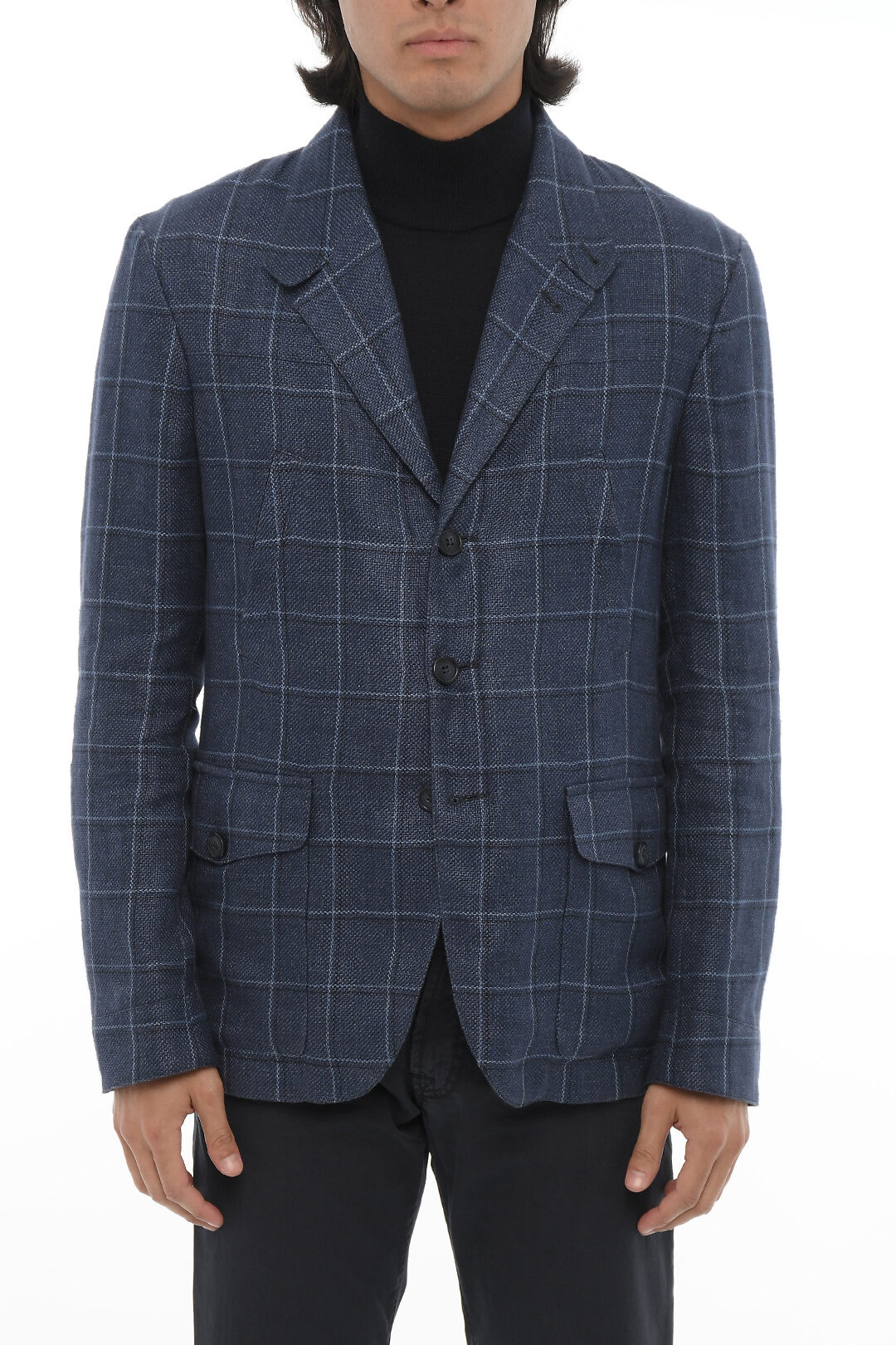 Corneliani ID Windowpane Check IDENTITY Blazer men - Glamood Outlet