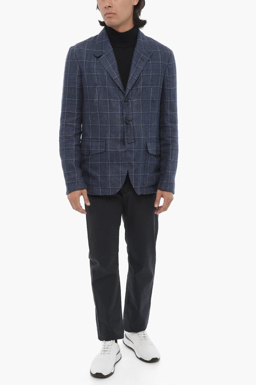 Corneliani ID Windowpane Check IDENTITY Blazer men - Glamood Outlet