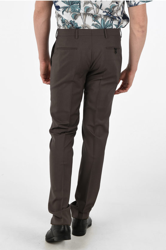 Prada Jetted Pocket Hidden Closure No Hem Pants men - Glamood Outlet