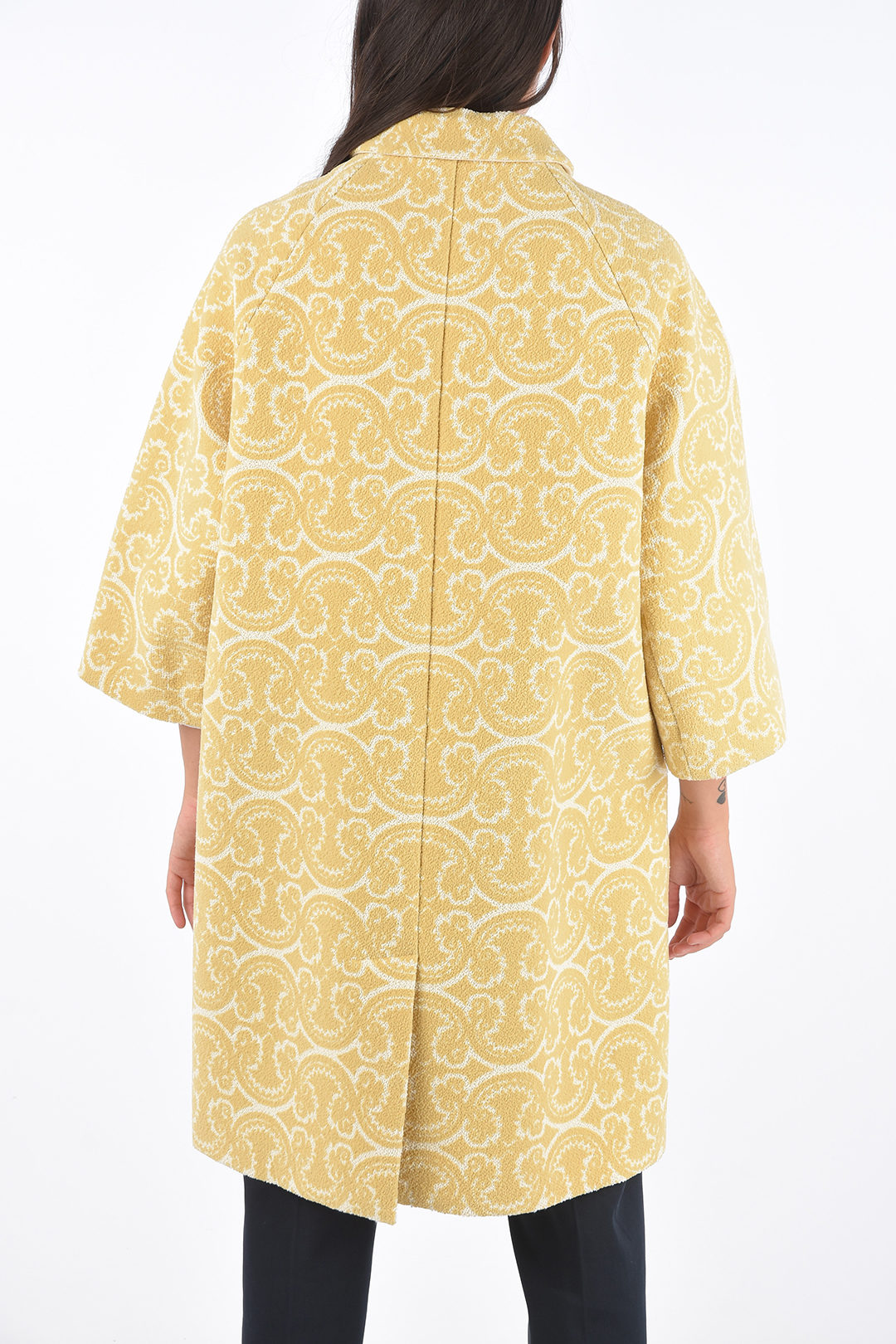 Jil Sander Jetted Pocket LACY Damask Coat women - Glamood Outlet