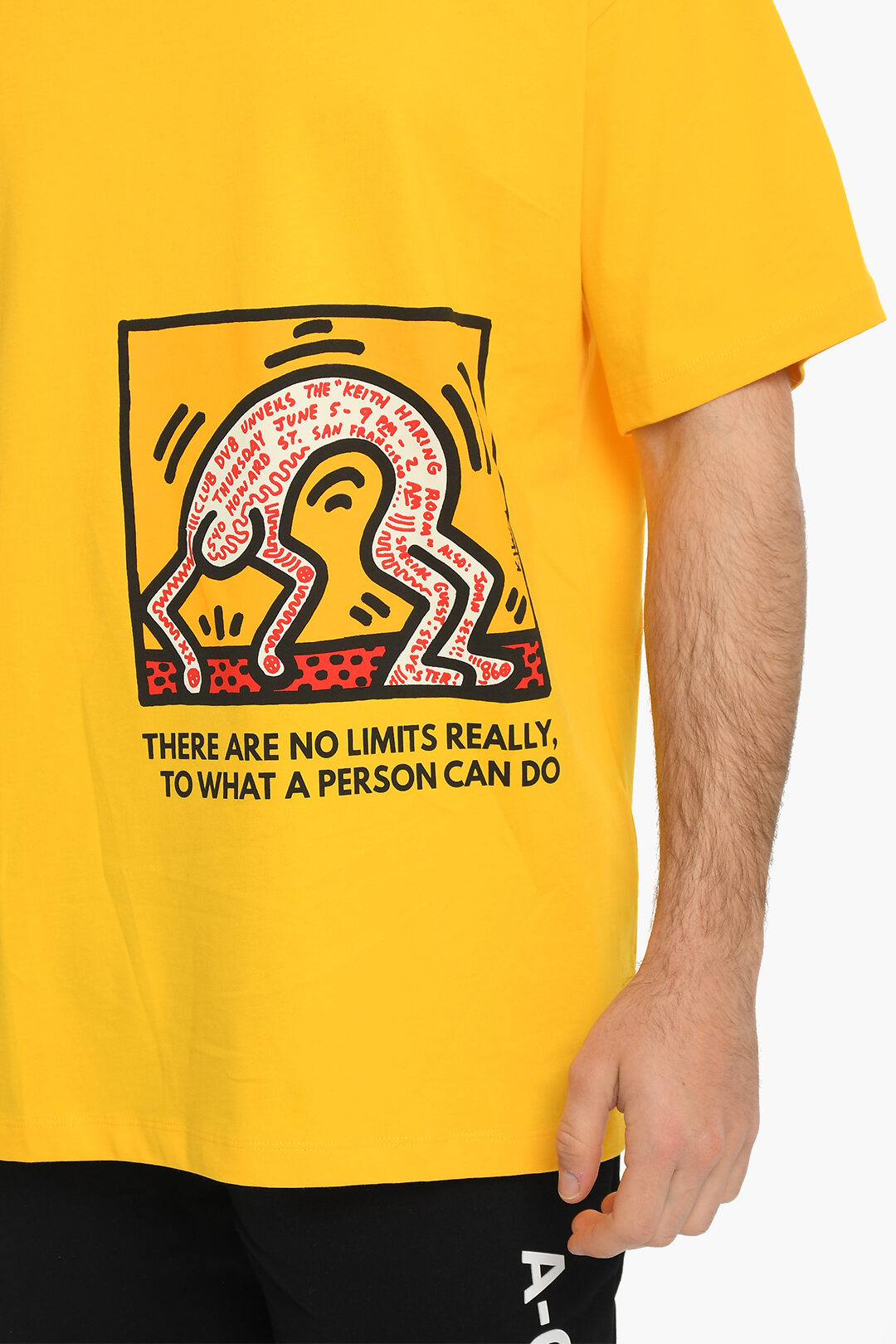 Honey Fucking Dijon KEITH HARING T-shirt Girocollo Stampata Honey Fucking Dijon KEITH HARING T-shirt Girocollo Stampata