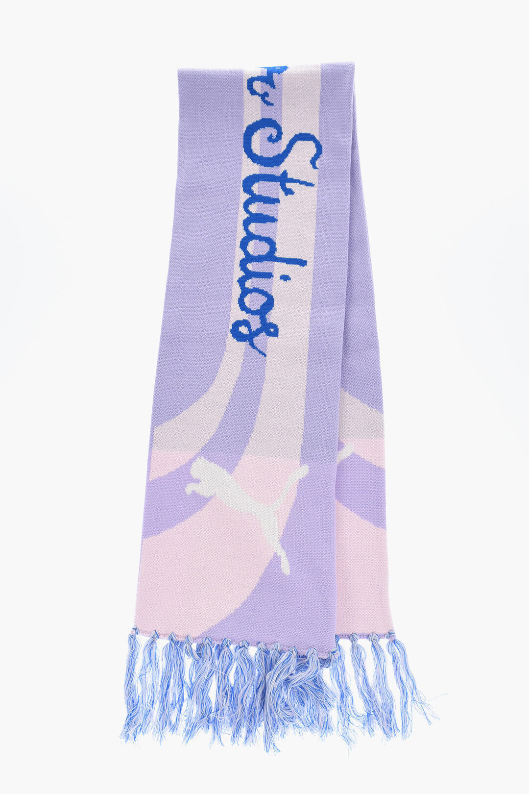 Puma KIDSUPER Wool Blend Scarf with Fringes men - Glamood Outlet