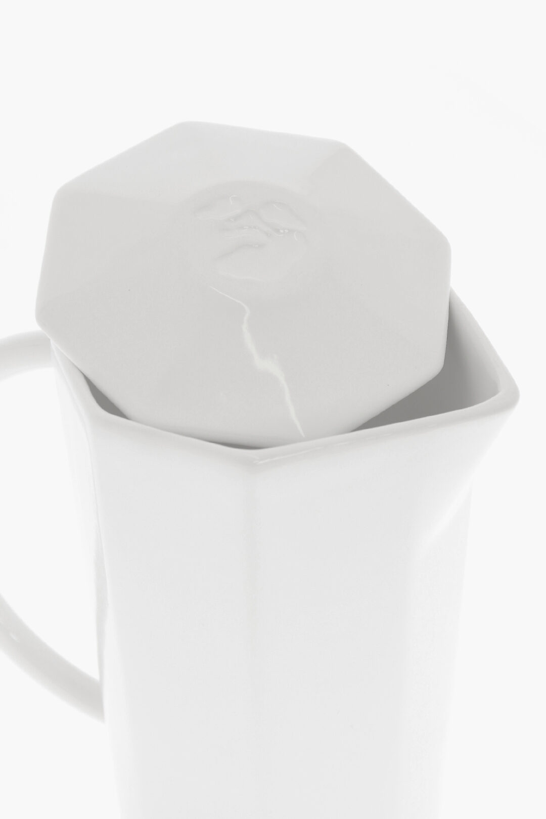 Off-White KITCHENWARE Octagonal Ceramic Jug with Lid unisex men women ...