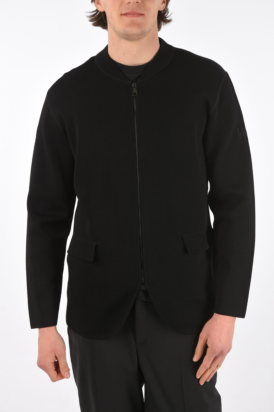 Neil Barrett knit jacket with zip closure men - Glamood Outlet