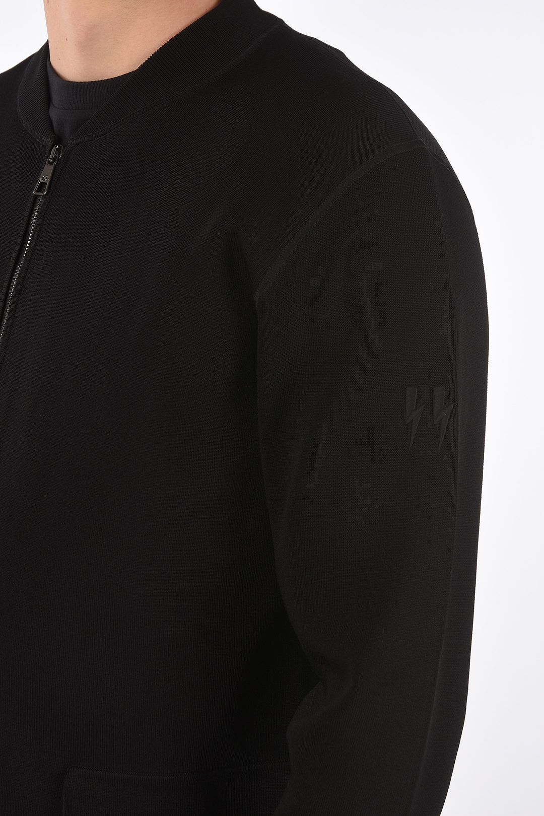 Neil Barrett knit jacket with zip closure men - Glamood Outlet