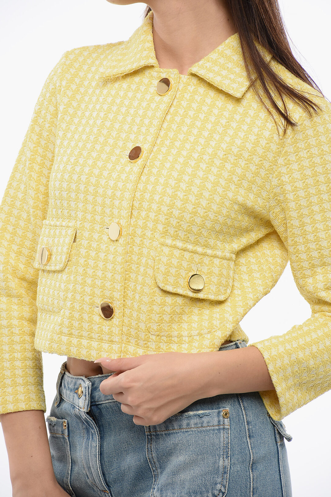 Viktor & Rolf Knitted Cropped Overshirt women - Glamood Outlet