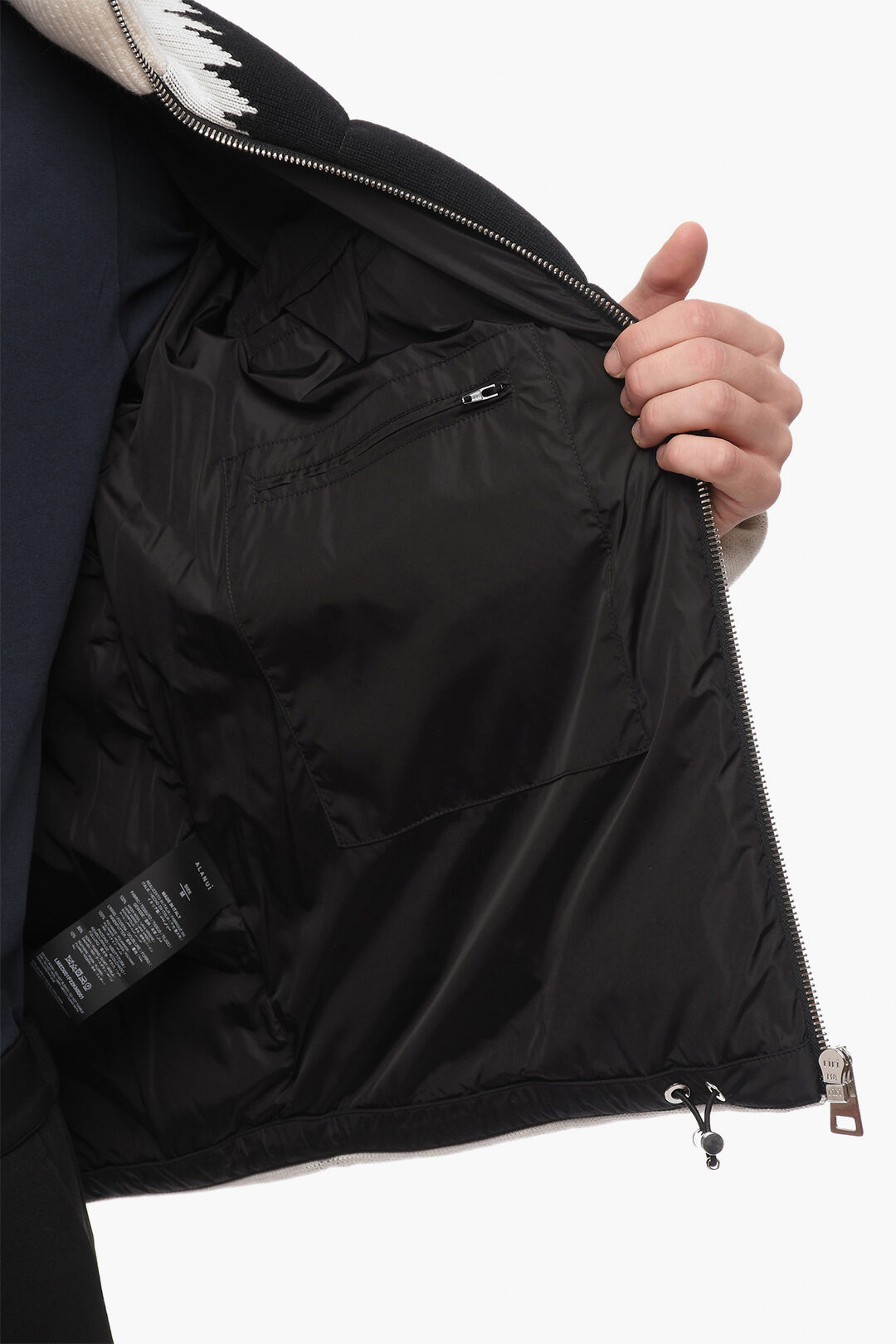 Alanui Knitted ICON Padded Bomber Jacket men - Glamood Outlet