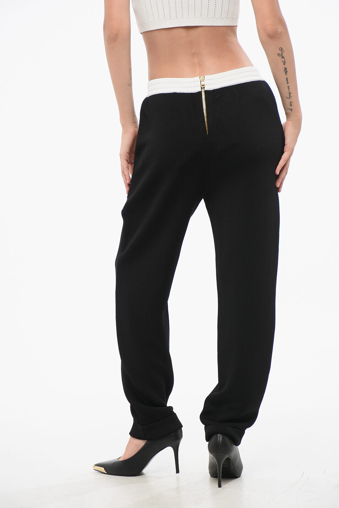 Balmain Knitted Pants with Decorative Buttons women - Glamood Outlet