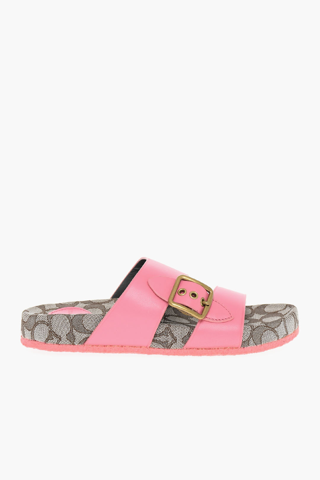 Coach Leather ADDISON Slides With Buckle women - Glamood Outlet