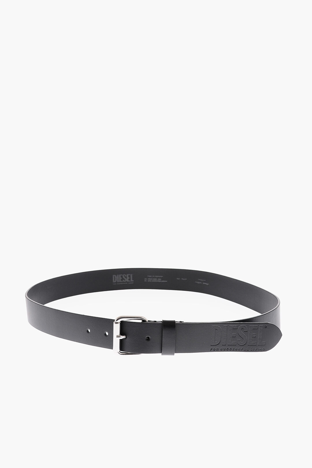 Diesel Leather B-B55 Belt with Metal Buckle 35mm men - Glamood Outlet