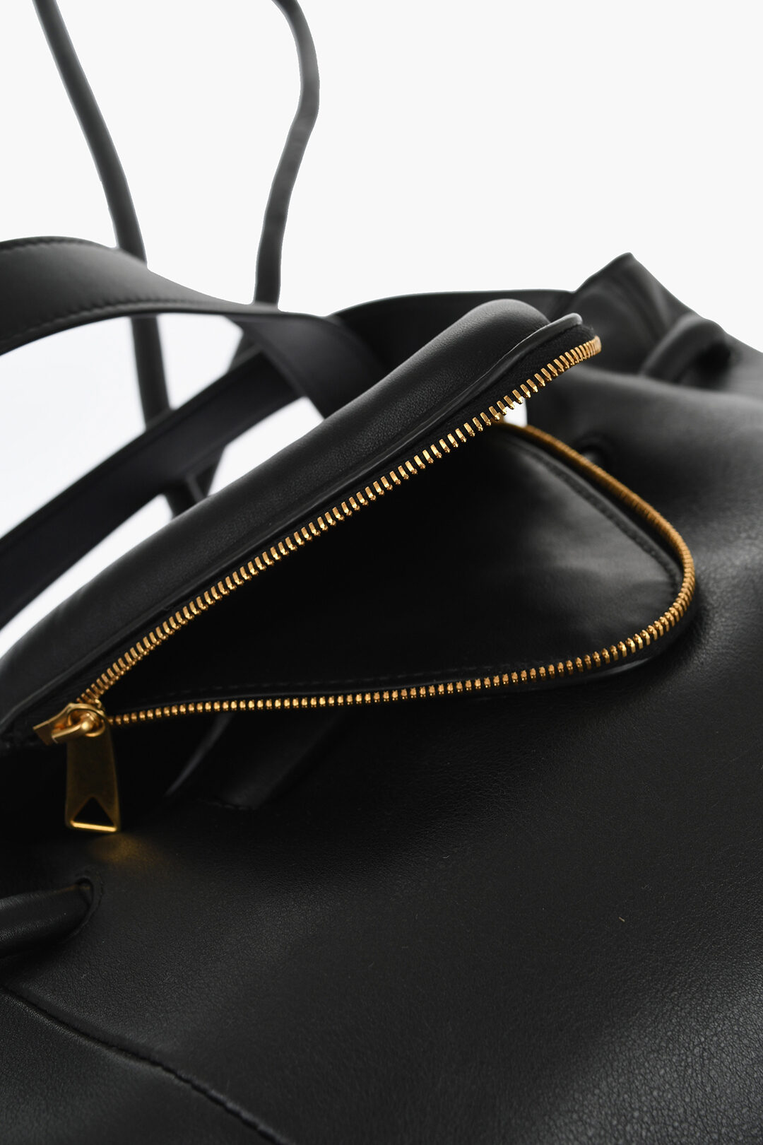 Bottega Veneta Leather BEAK Handbag with Triangular Pocket women ...