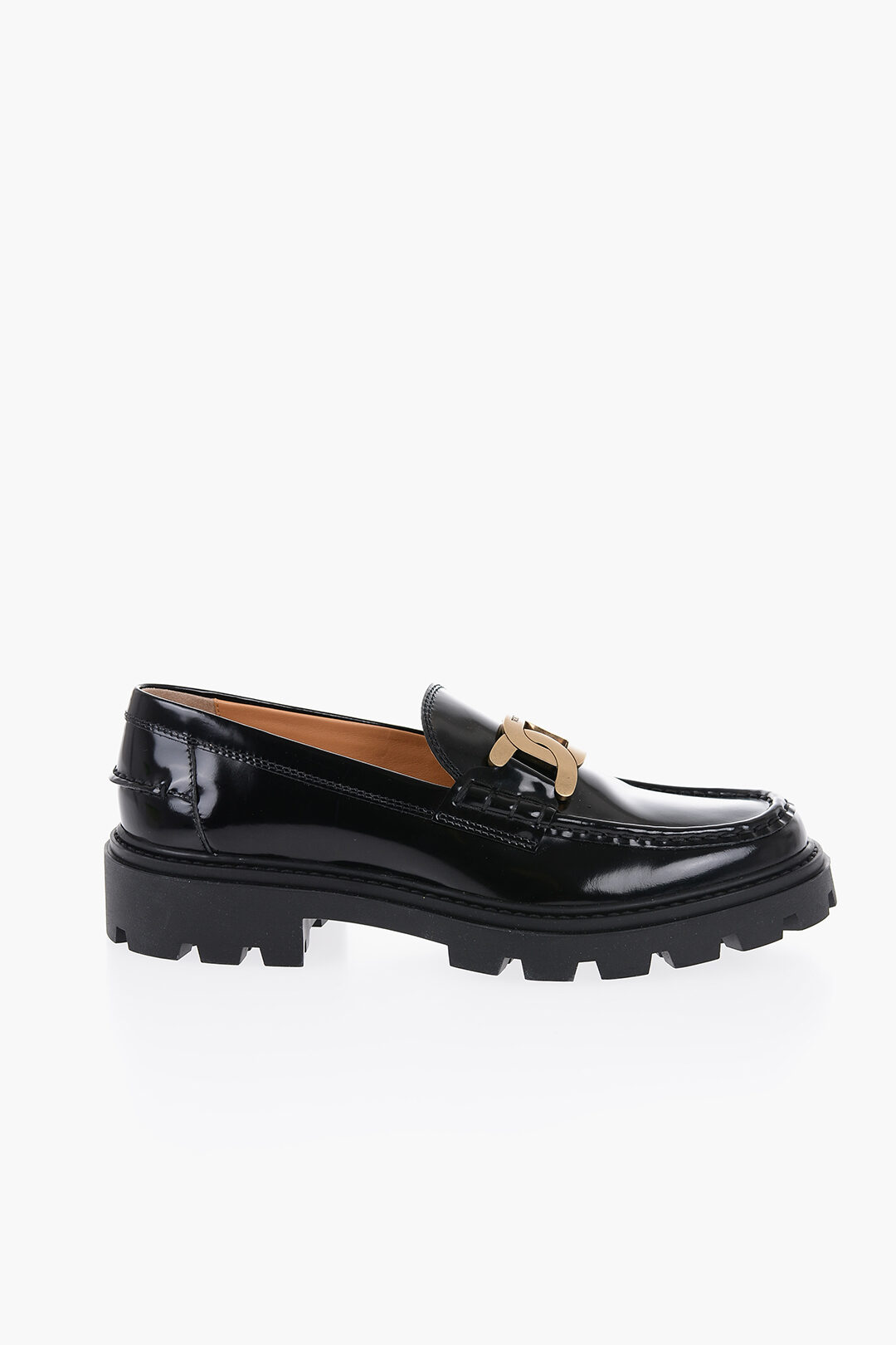 Tod's Leather Bit Loafers with Chain 5cm women - Glamood Outlet