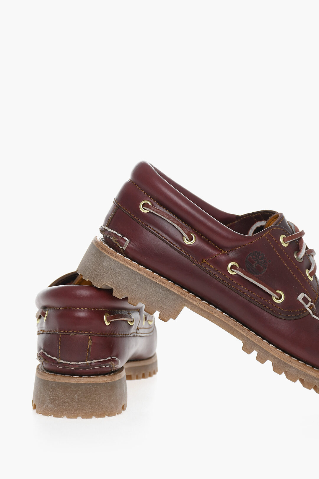 Timberland Leather Boat Loafers With Contrasting Seams men - Glamood Outlet