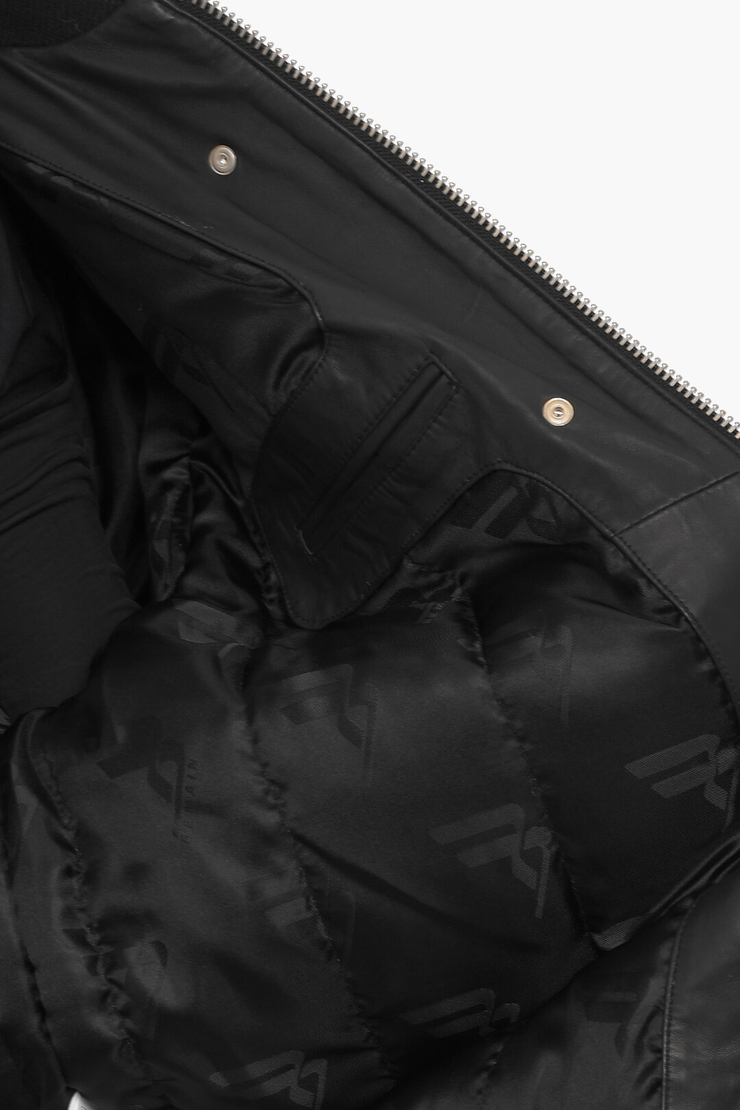 Remain Leather Bomber Jacket with Hidden Closure women - Glamood Outlet