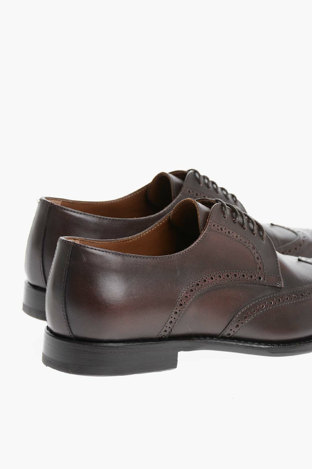Corneliani Leather Brogue Derby Shoes men - Glamood Outlet