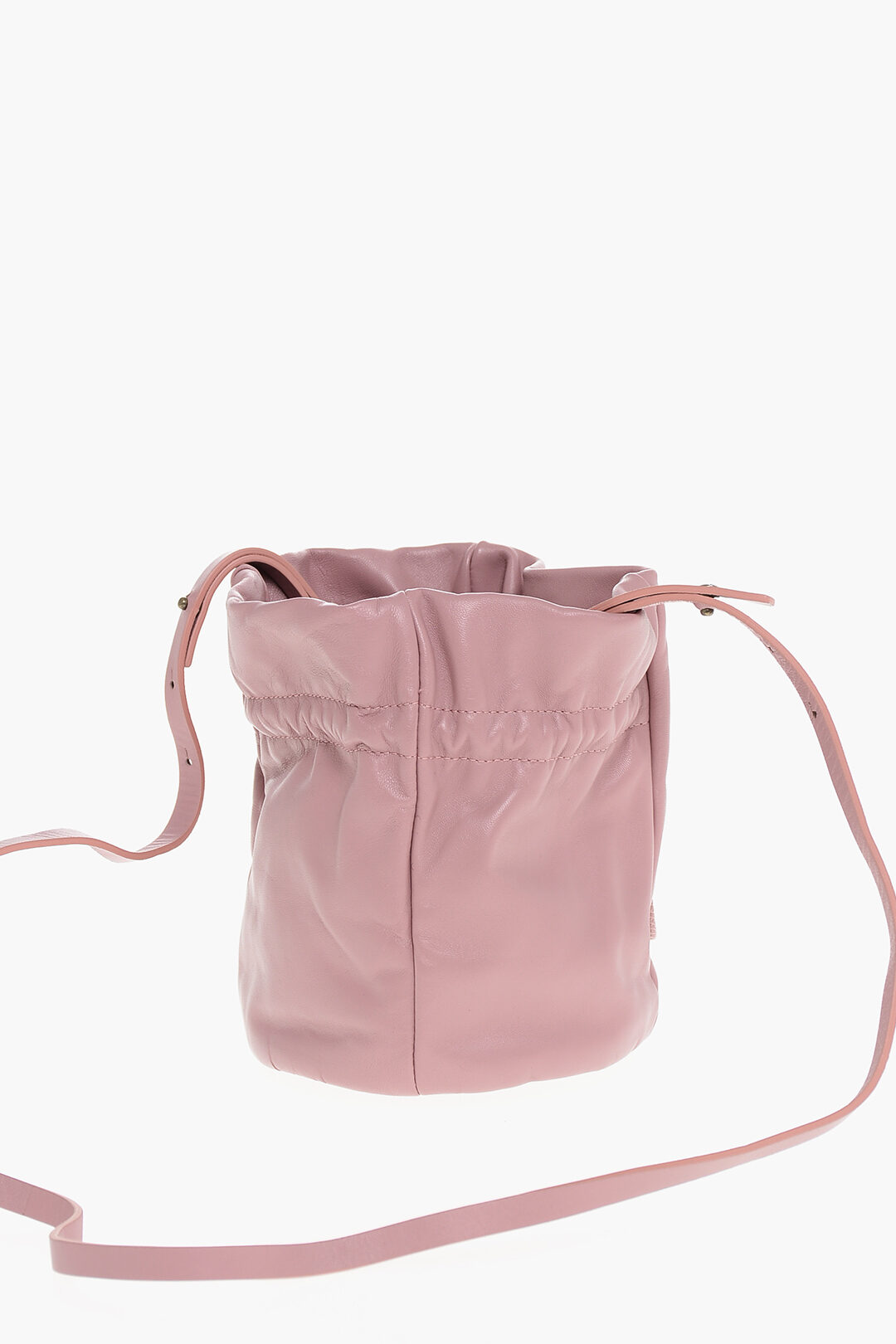 Dsquared2 Leather Bucket Bag with Removable Shoulder Strap women ...