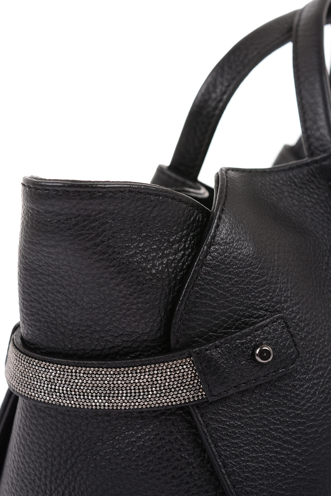 Fabiana Filippi Leather CAMILLA Tote Bag with Jewel Details women ...