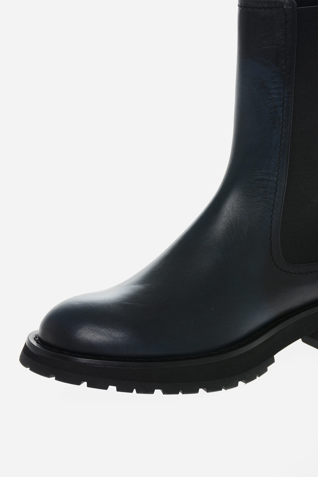Alexander McQueen Leather Chelsea Boots with Elastic Panels men ...