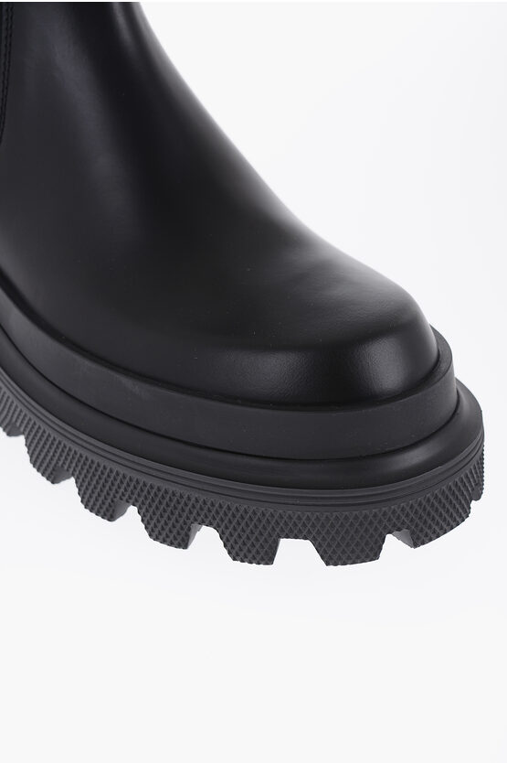 Dolce & Gabbana Leather Chelsea Boots With Tank Soles men - Glamood Outlet
