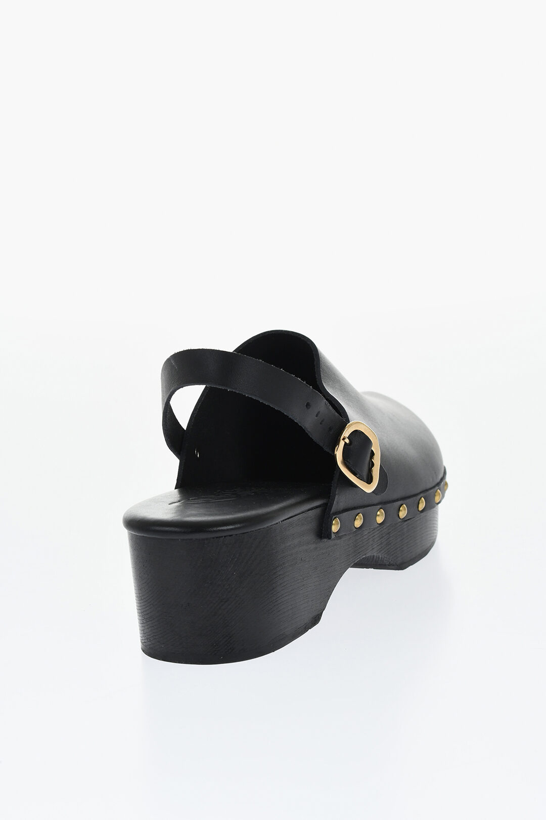 Ancient greek sandals Leather Clog with Studs Detail women - Glamood Outlet
