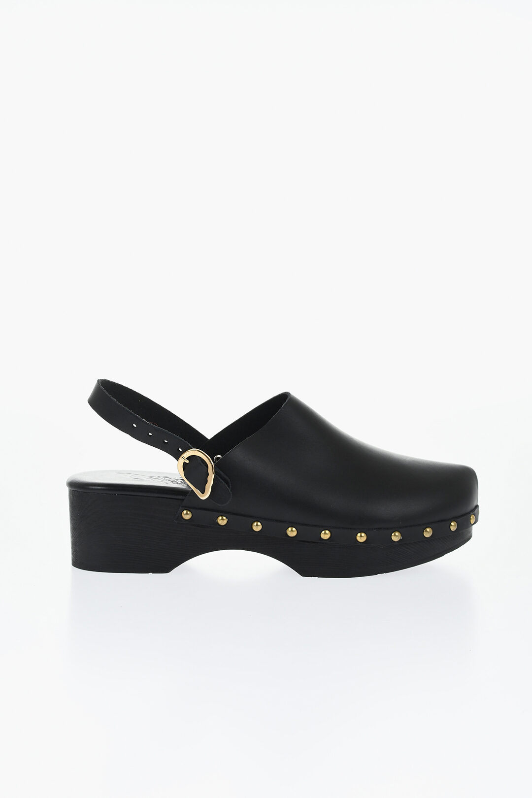 Ancient greek sandals Leather Clog with Studs Detail women - Glamood Outlet