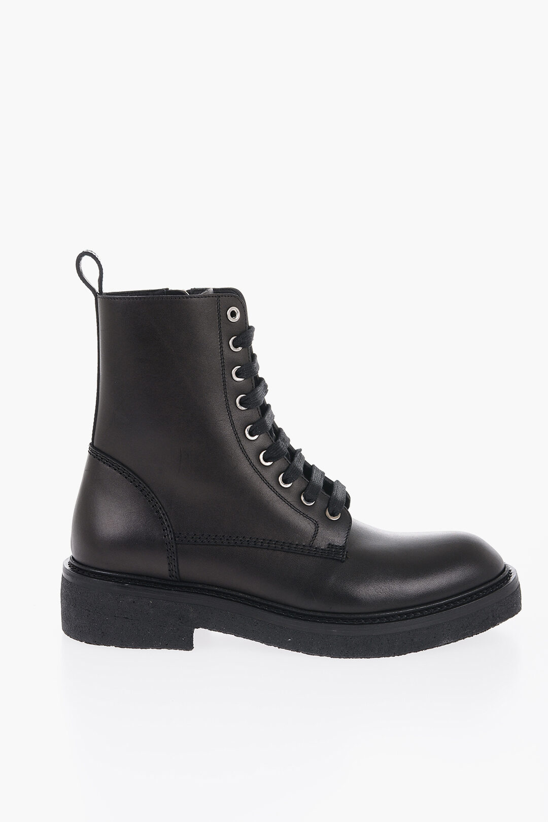 Amiri Leather Combat Boots With Zip Closure men - Glamood Outlet