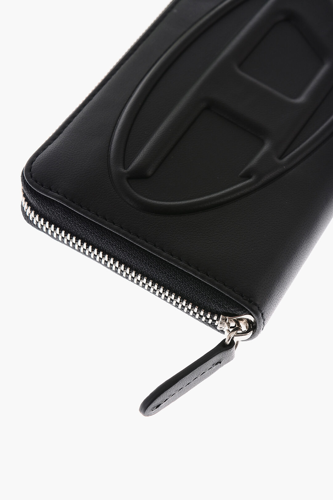 Diesel Leather Continental Wallet with Zip Closure men - Glamood Outlet