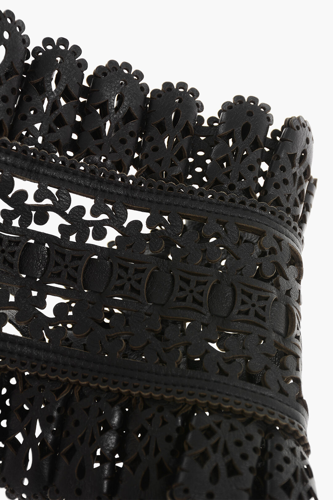 Dsquared2 Leather Corset Belt with Lace Design 180cm women - Glamood Outlet
