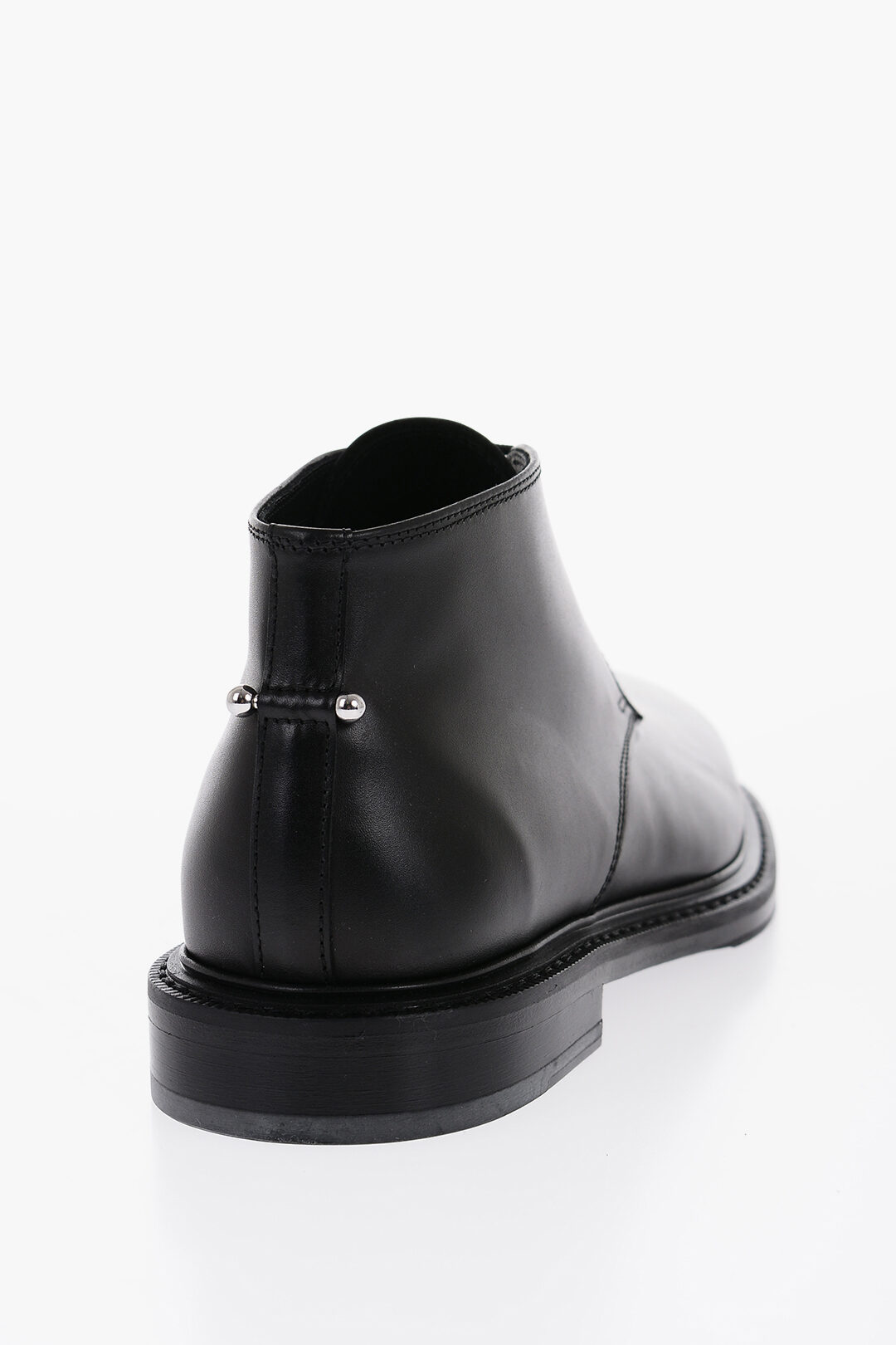 Neil Barrett Leather Derby Boots With Piercing men - Glamood Outlet