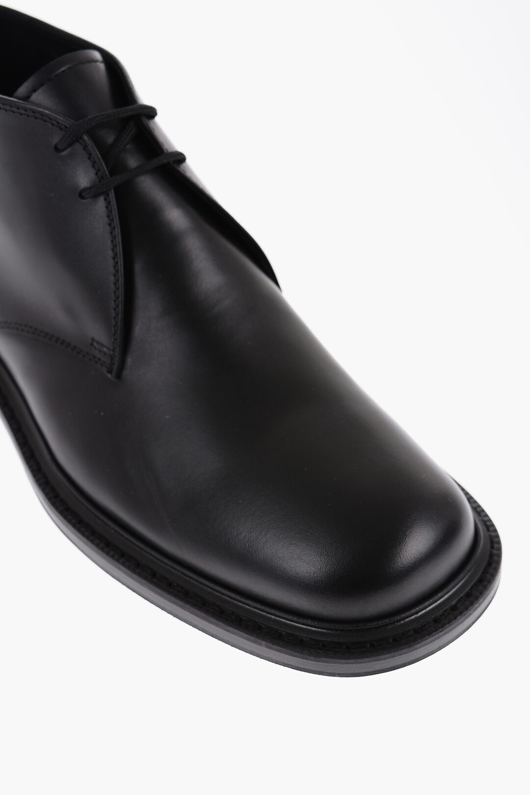 Neil Barrett Leather Derby Boots With Piercing men - Glamood Outlet