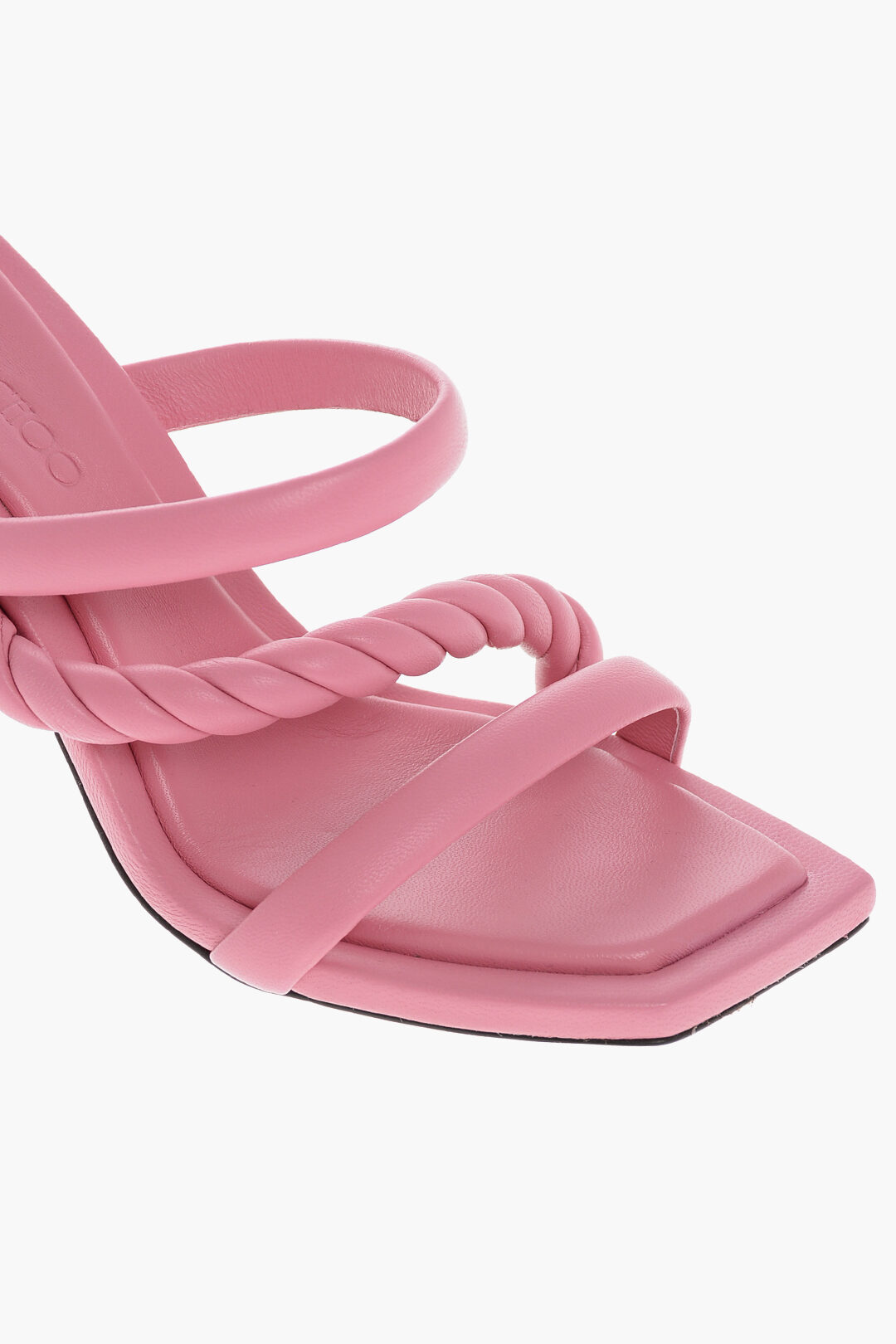 Jimmy Choo Leather DIOSA Heeled Mules with Straps 9cm women - Glamood ...