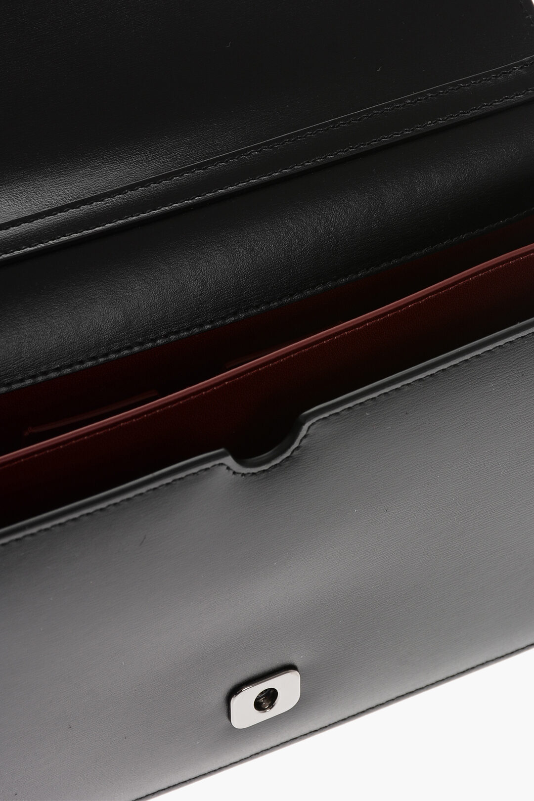 Off-White Leather JITNEY 1.7 Crossbody Bag with Silver-Tone Logo women ...