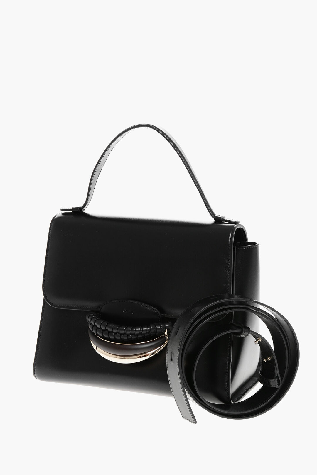 Chloe Leather KATTIE Handbag with Removable Shoulder Strap women ...