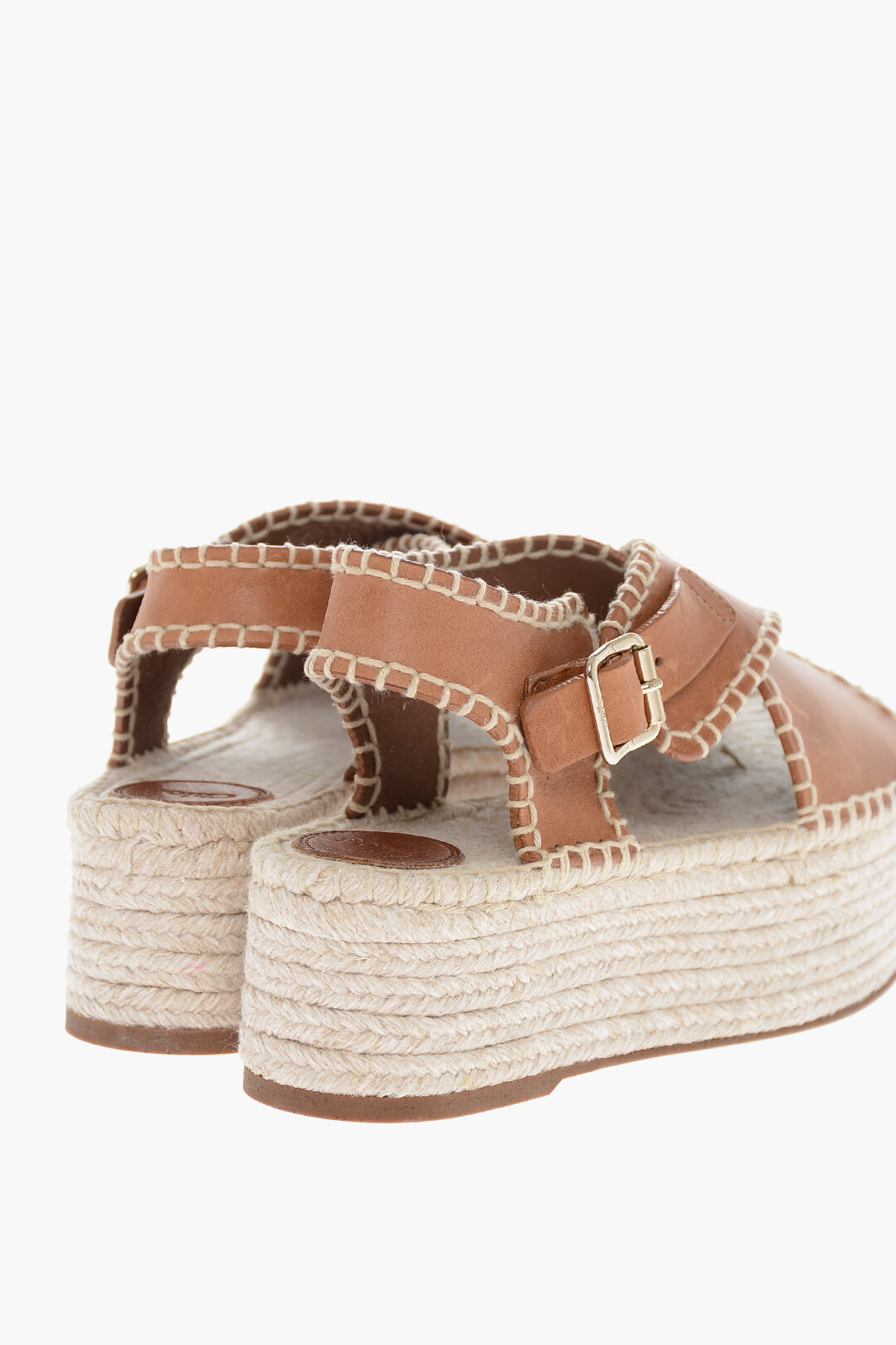 Chloe Leather LUCINDA Platform Sandals with Rope Sole women - Glamood ...