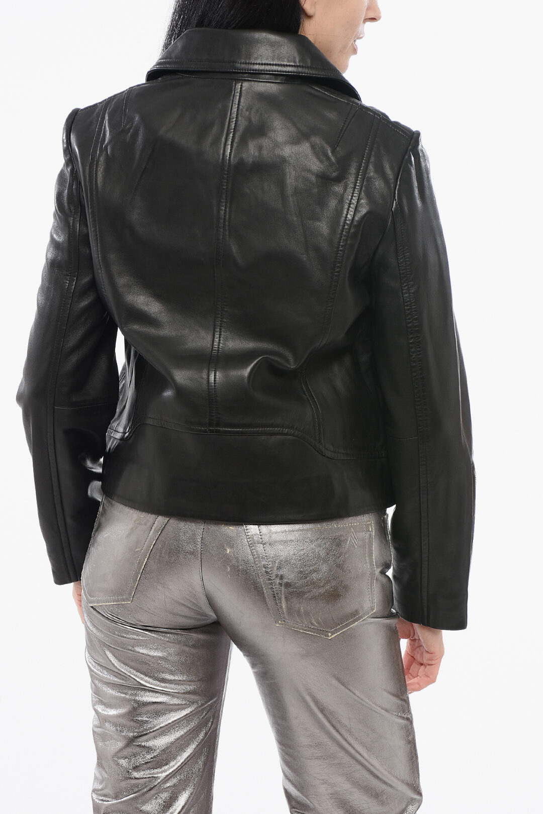 RAG&BONE Leather MACK Biker Jacket women - Glamood Outlet