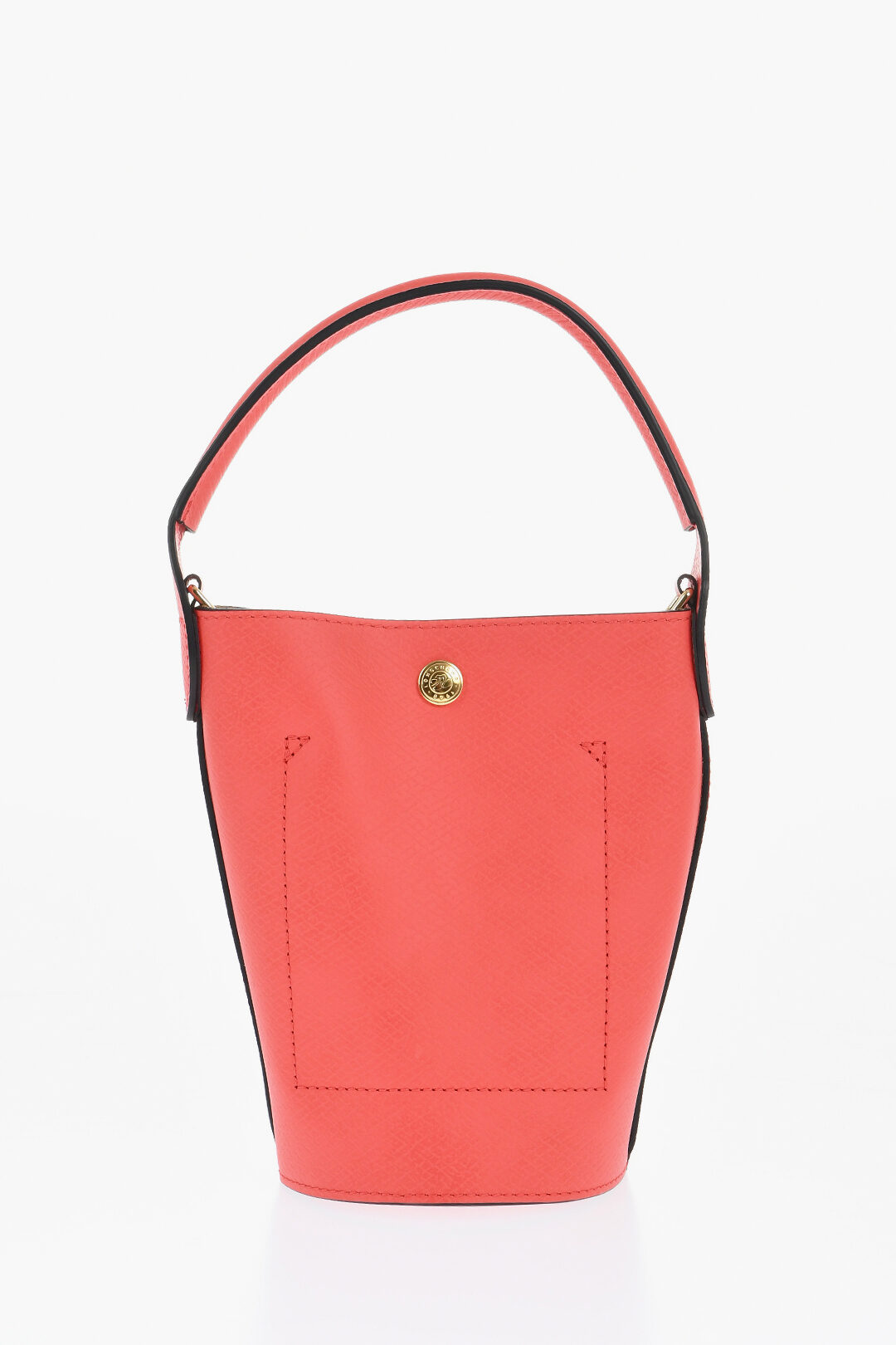 Longchamp Leather MINI EPURE Bucket Bag with Removable Shoulder Strap ...