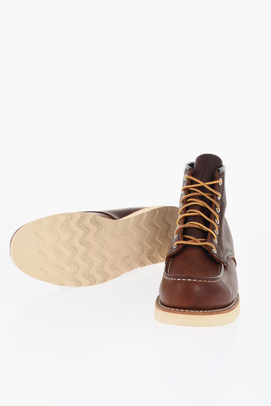 Red Wing Leather MOC TOE Boots with Contrasting Sole men - Glamood Outlet