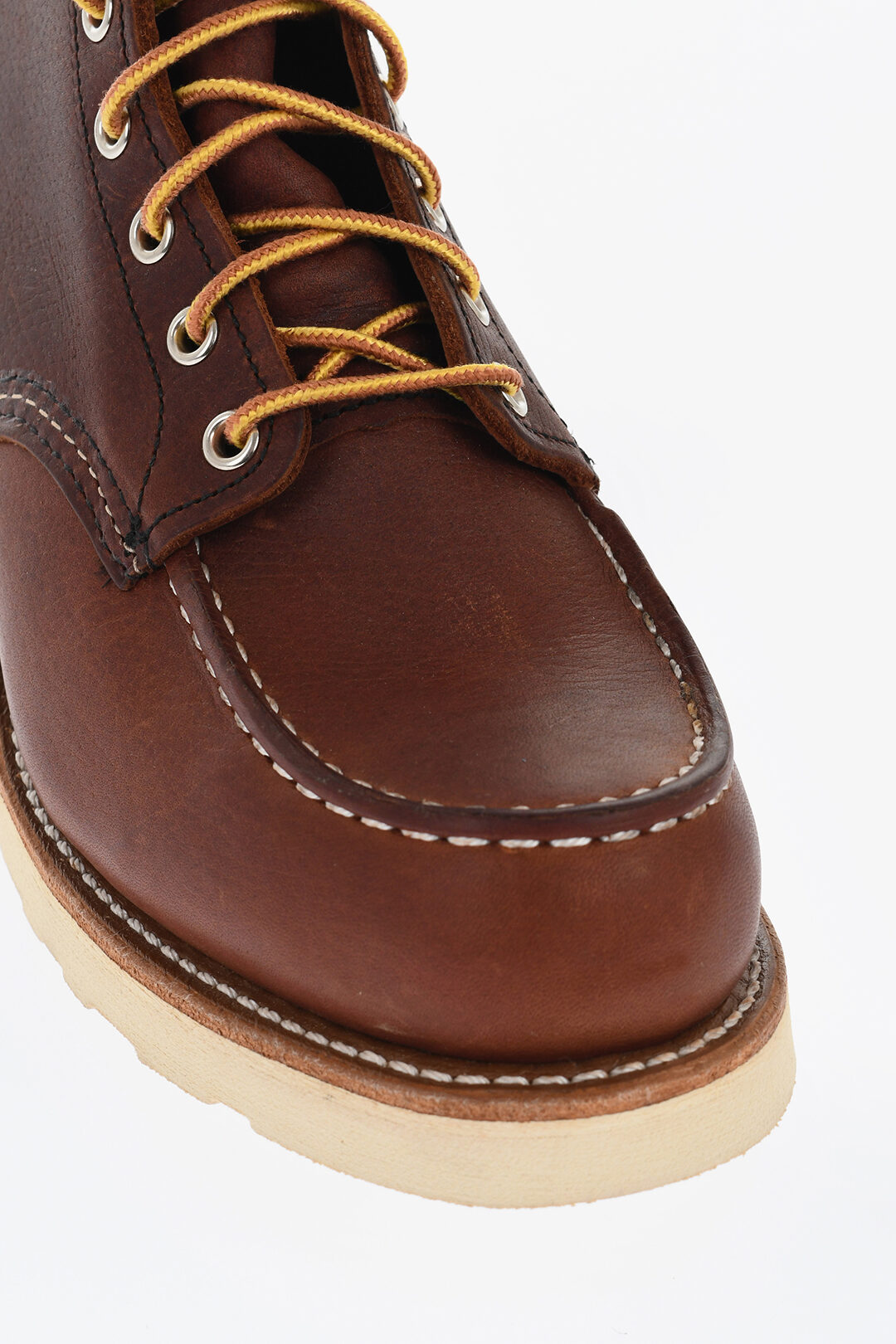 Red Wing Leather MOC TOE Boots with Contrasting Sole men - Glamood Outlet