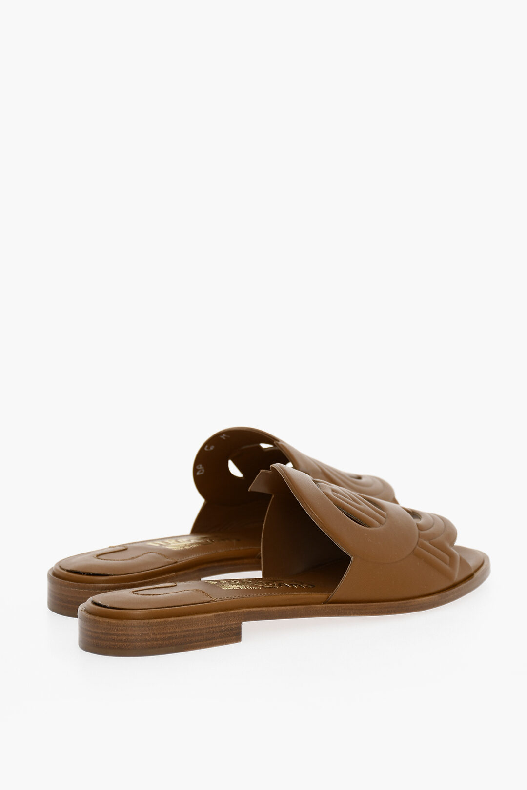 Salvatore Ferragamo Leather Open Toe Mules Women Glamood Outlet