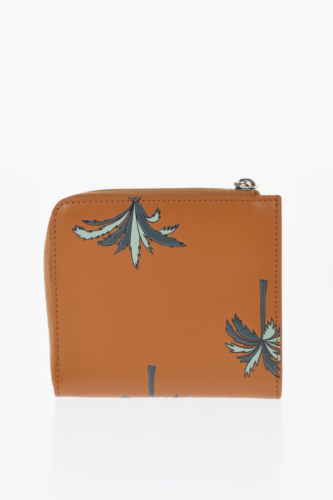 Jil Sander Leather PALM Wallet with Zipped Closure men - Glamood Outlet