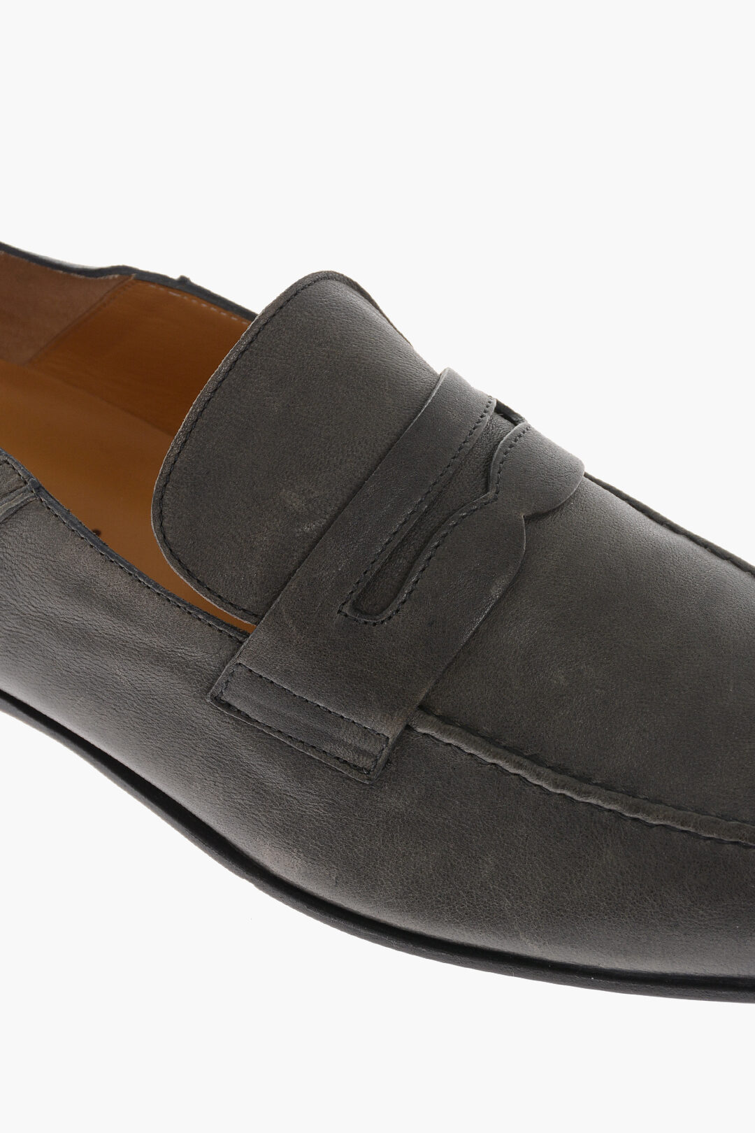 Testoni Leather Penny Loafers men - Glamood Outlet