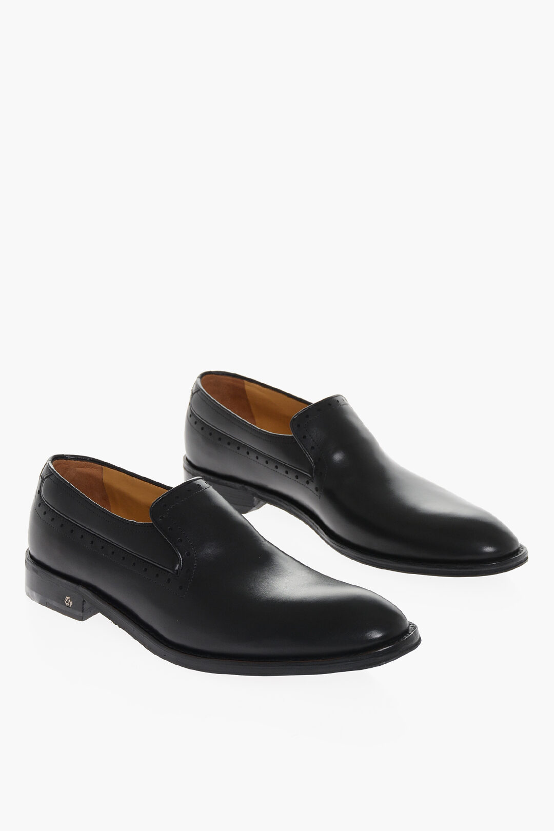 Testoni Leather Perforated VALDOBBIADENE Loafers men - Glamood Outlet