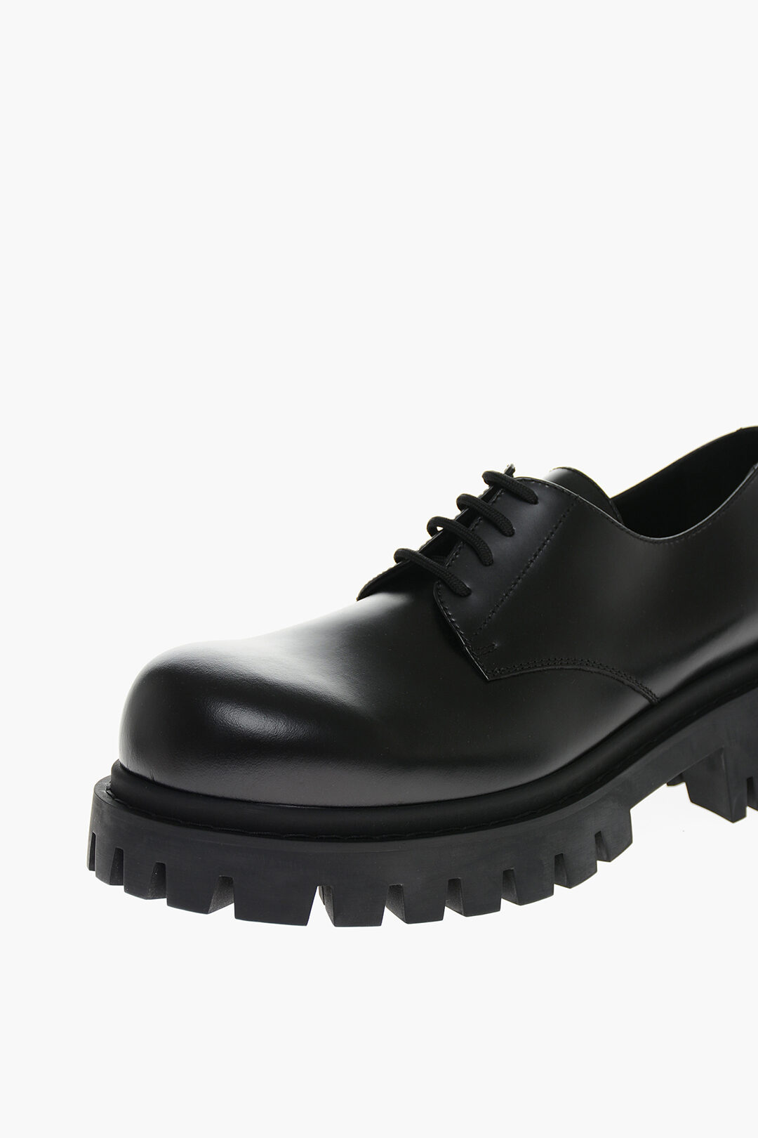 Balenciaga Leather Platform Derby Shoes with Carrion Sole men - Glamood ...