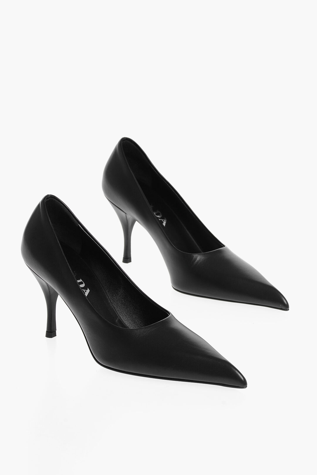Prada Leather Point Toe Pumps with Stiletto Heel 8cm women - Glamood Outlet