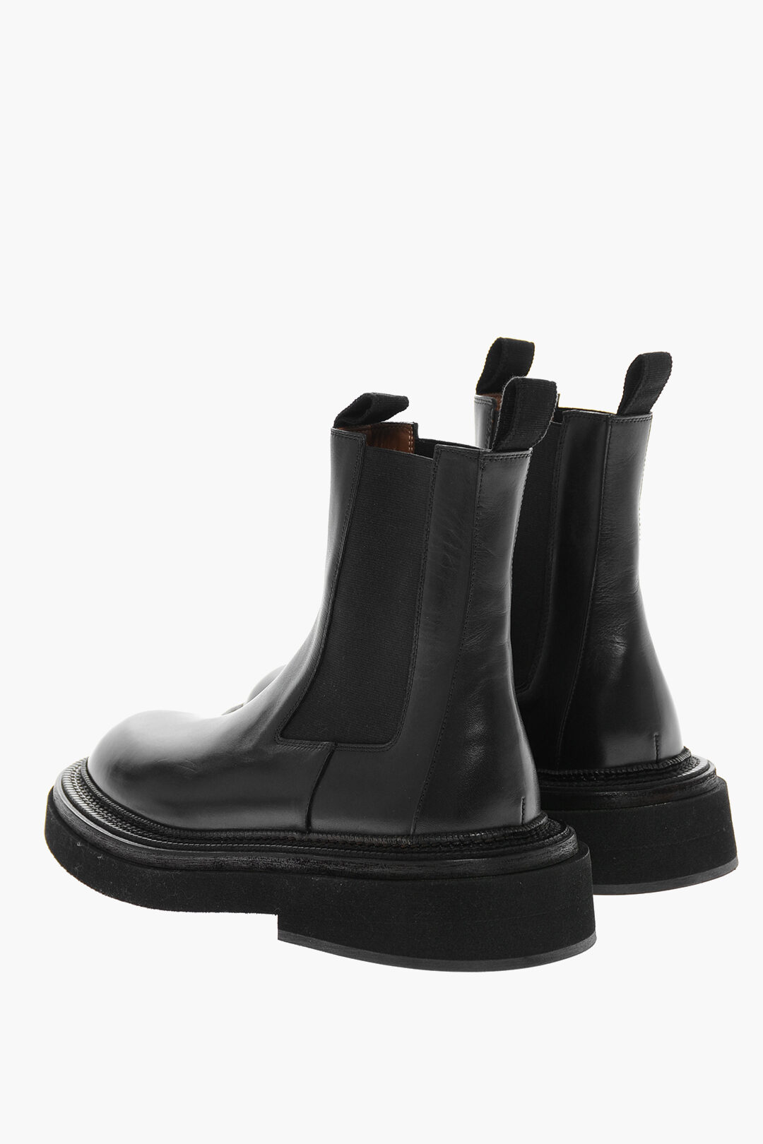 Marsell Leather POLLICIONE BEATLES Ankle Boots with Platform 4cm men ...