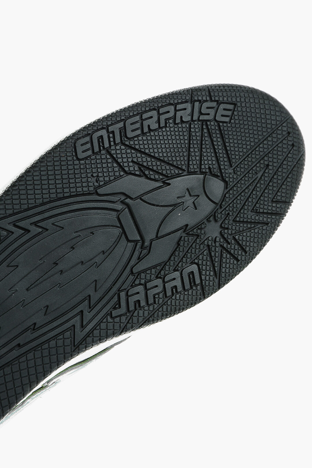 Enterprise Japan Leather ROCKET Sneakers With Patch men - Glamood Outlet