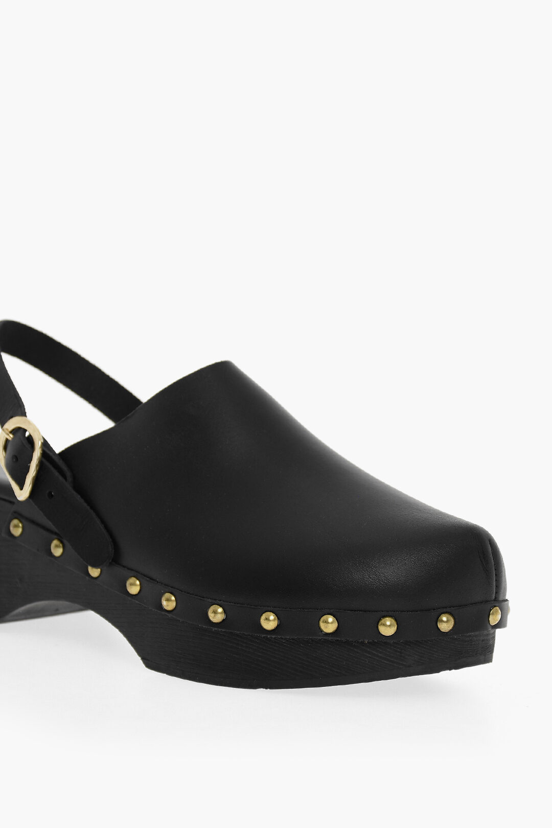 Ancient greek sandals Leather Sabot With Sling Strap women - Glamood Outlet