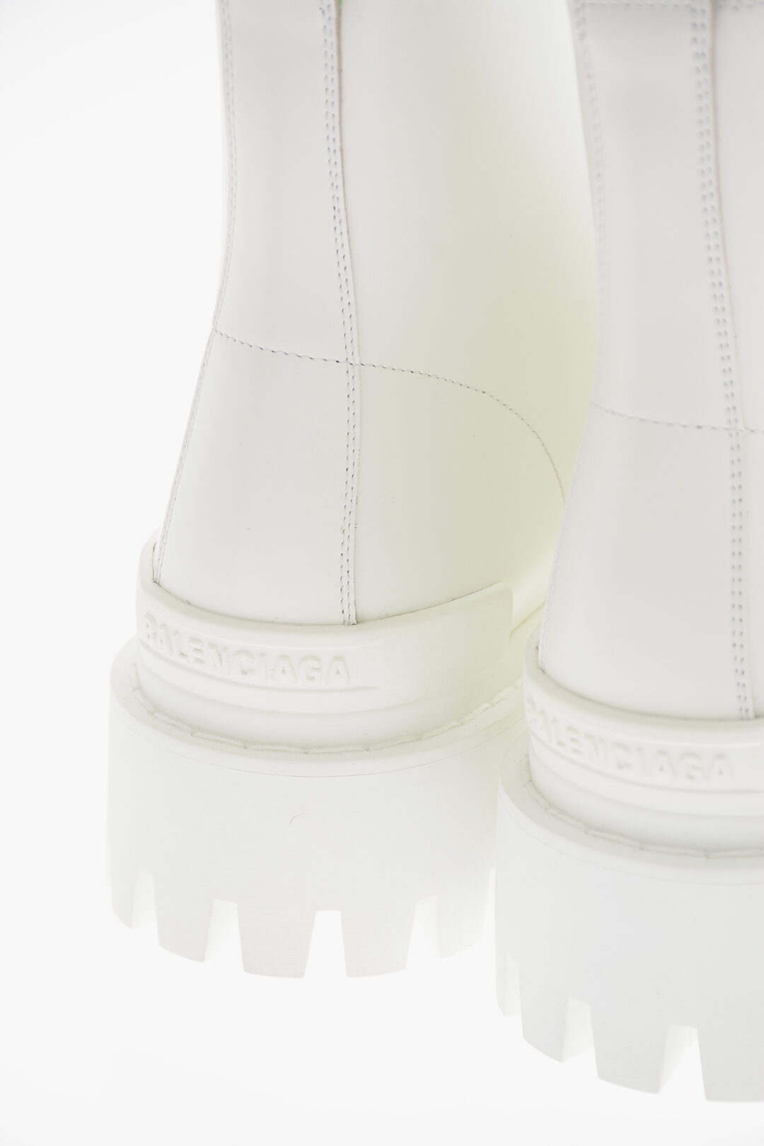 Balenciaga Leather STRIKE Combat Boots With Platform Soles men ...