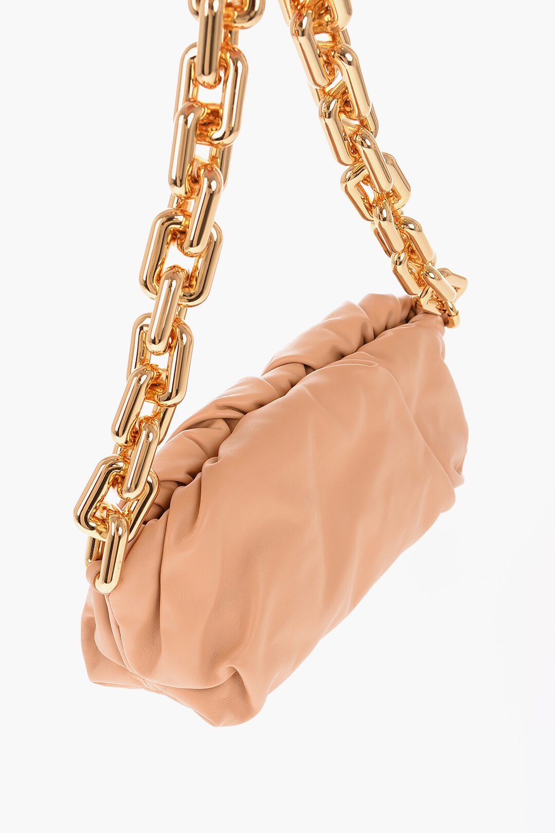 Bottega Veneta Leather THE CHAIN POUCH Bag with Magnetic Closure women ...