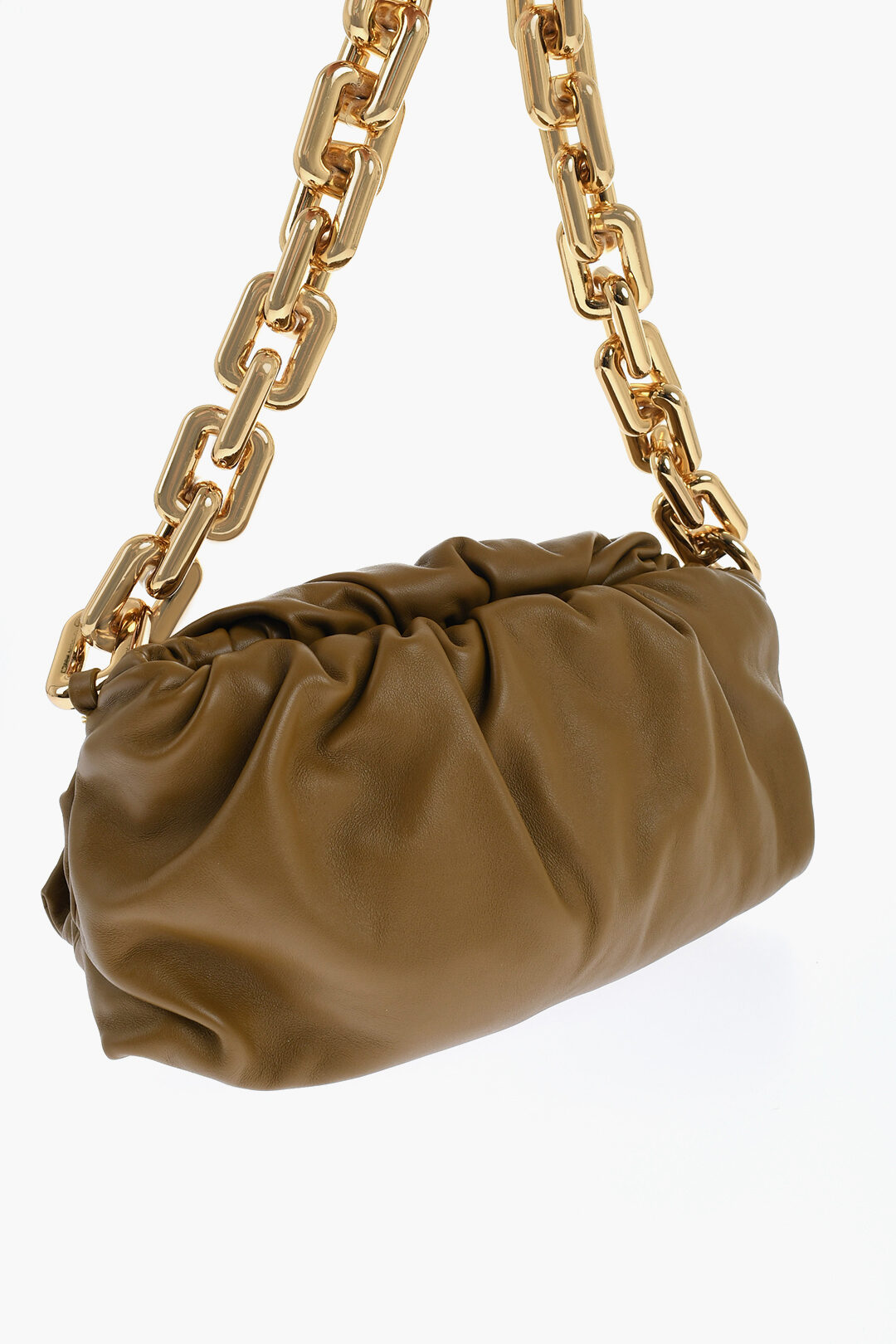 Bottega Veneta Leather THE CHAIN POUCH Bag with Magnetic Closure women ...